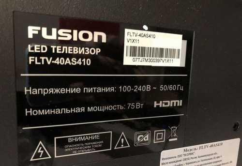 Запчасти от тв Fusion fltv-40AS410