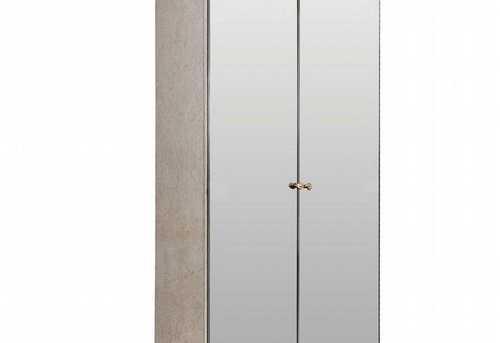 Шкаф Патрисия 2-дверный с зеркалом крем корень