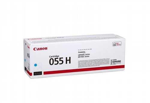 Картридж Canon Cartridge 055 H Cyan голубой увелич