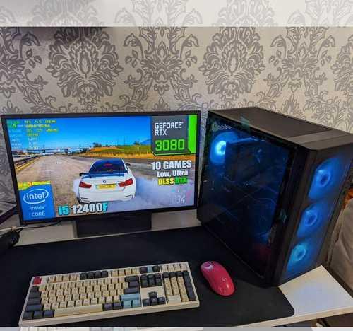 Игровой компьютер i5 12400, rtx3080, ddr5 32gb