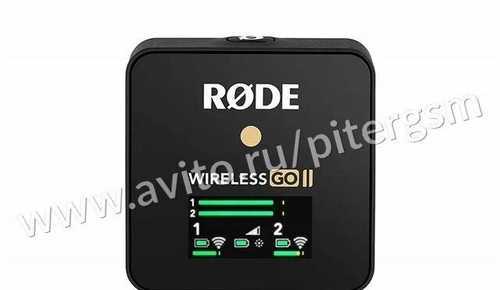 Радиосистема rode Wireless GO II, черный