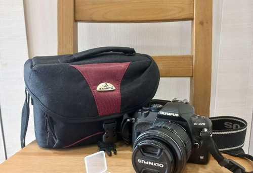 Зеркальный фотоаппарат olympus e-420 kit