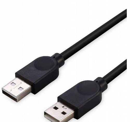 Кабель USB 2.0 AM/AM 1.5 м KNK, PVC, 1 фильтр, OD4