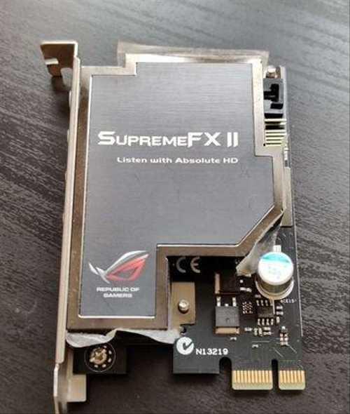 Звуковая карта asus Supreme FX II