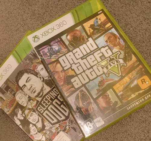 Sleeping Dogs / GTA V Xbox 360