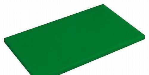 Доска разделочная 600х400мм h18мм, зеленая