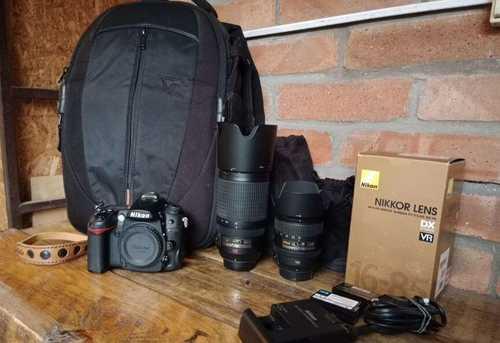 Nikon D7000 с двумя объективами