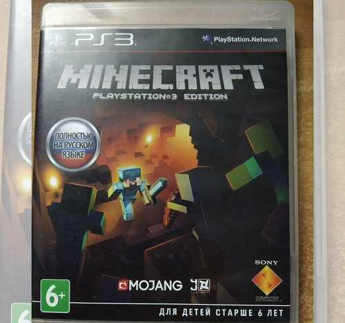 Minecraft Игры для ps3 (мануал ) отл. состояние