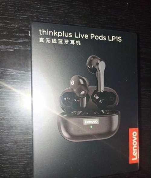 Новые Беспроводные Наушники Lenovo LivePods LP1S