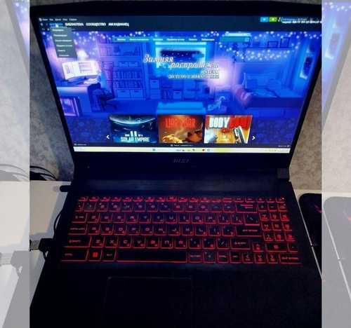 Игровой ноутбук MSI katana gf66 1251XRU