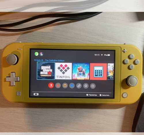 Nintendo switch lite прошитая 128 гб