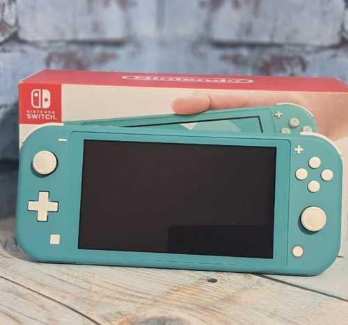 Nintendo switch lite берюзовый прошитый 32 256