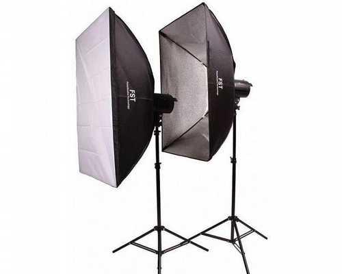 Комплект импульсного света FST F-400 Softbox Kit