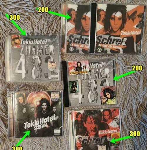 CD дики / Альбомы Tokio Hotel