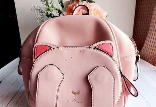 Рюкзак детский розовый кошечка