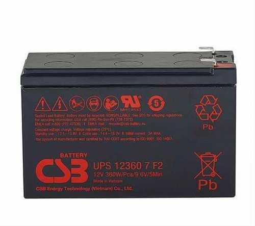 Аккумулятор CSB UPS 12360 7 новый