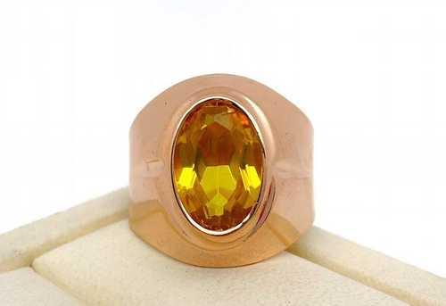Золотое кольцо с камнем 583пр. размер: 17