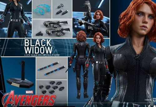 HOT toys MMS288 avengers AGE OF ultron black widow