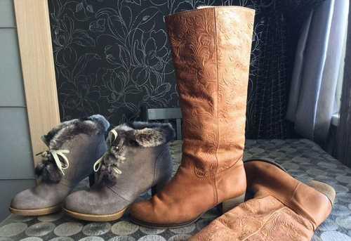 Сапоги зимние 39- 40 р