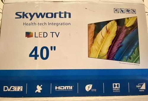 40" Телевизор Skyworth 40E2A 2019 LED, черный