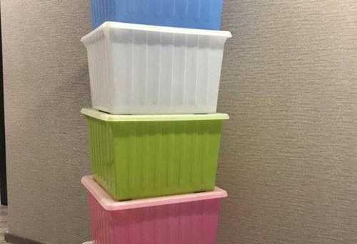 Контейнер вессла Ящик на колесах, 39x39 см IKEA