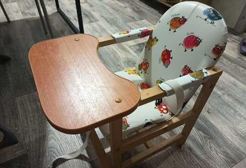 Детский стульчик и стол