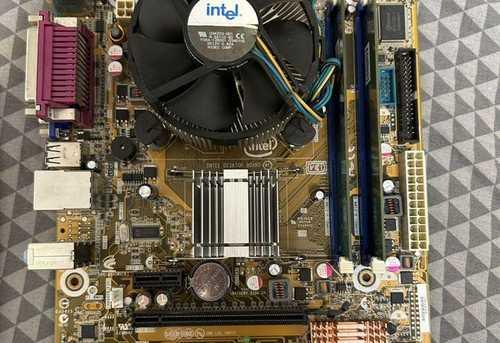 Комплект LGA 775 Intel DG41WV+Intel E7400+2GB DDR3