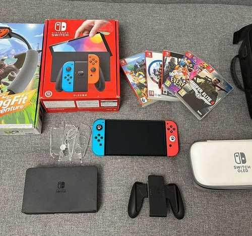 Nintendo switch oled с играми