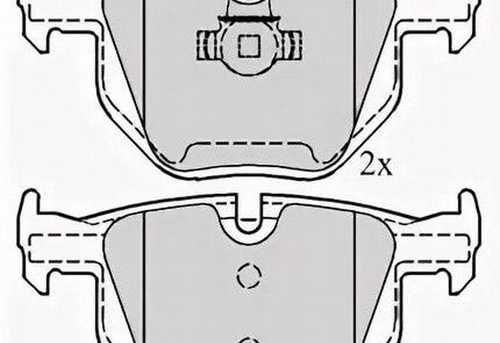 Колодки тормозные передние Allied Nippon ADB06001