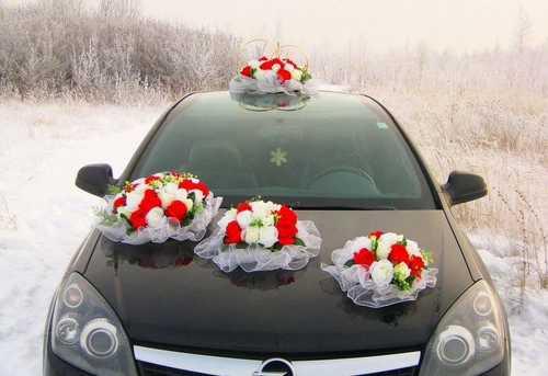 Украшение на машину на свадьбу