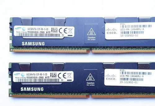 2x64Gb 2133P Серверная память DDR4 Samsung REG