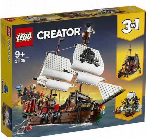 Lego Creator Лего 31109 Пиратский корабль, новый