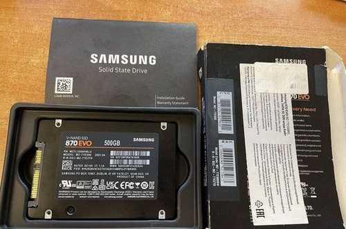 SSD Samsung 870 EVO 2.5" SATA 500 GB