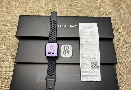Apple watch 7 45 nike полный комплект чек