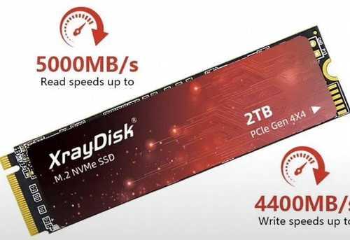 2 тб SSD накопитель XrayDisk M.2 2280 NVMe Новый