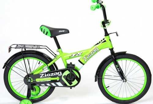 Детский велосипед zigzag 14" Snoky зелёный (2022)