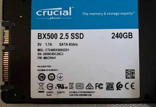 Ssd 240gb crucial(micron)