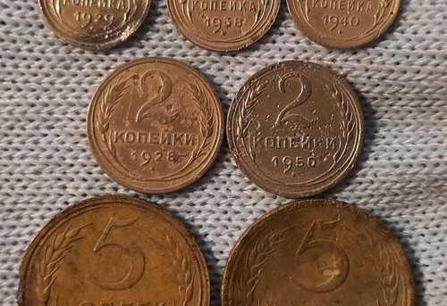 Монеты СССР 1929-1946 год