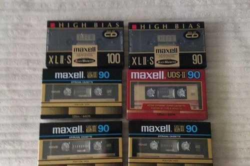Аудиокассеты новые maxell xl lls 90