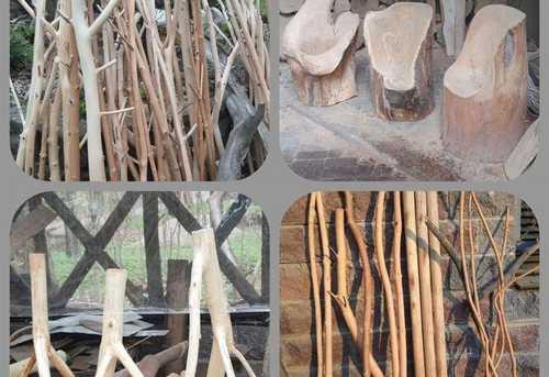 Ветки стволы для декора люстры арт коряги корни