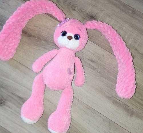 Вязаные игрушки зайка