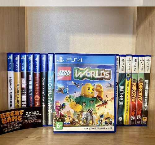 Игры PS4: Lego Worlds