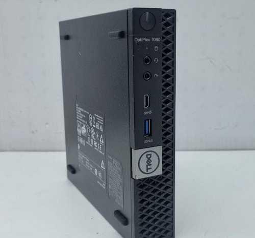 Мини пк Неттоп Dell Optiplex 7060 Micro Wi-Fi Intel Core i5-8500T DDR4 8Gb SSD 256Gb