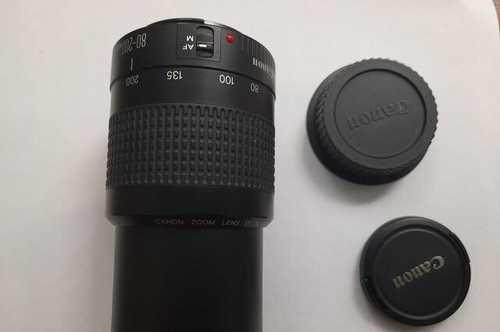 Продам объектив canon 80 - 200 мм f 4.5-5.6 II