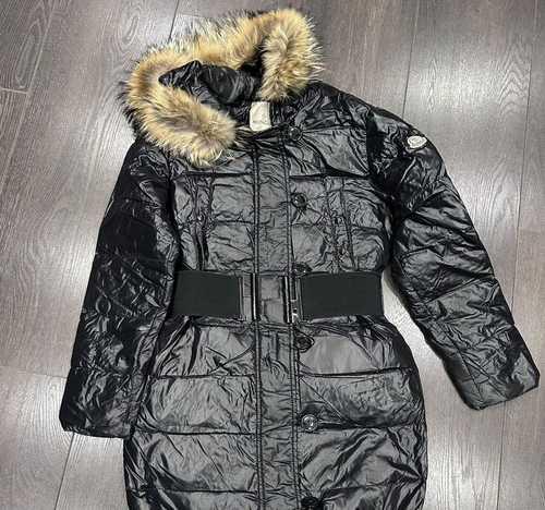 Пуховик moncler женский длинный