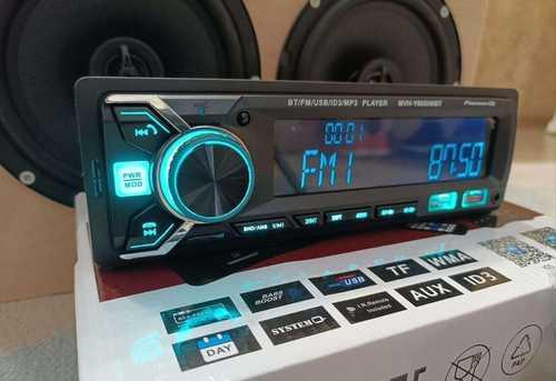 Магнитола новая Pioneer с блютуз новая