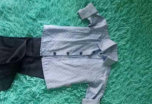 Комплект рубашка и брюки на мальчика на годик