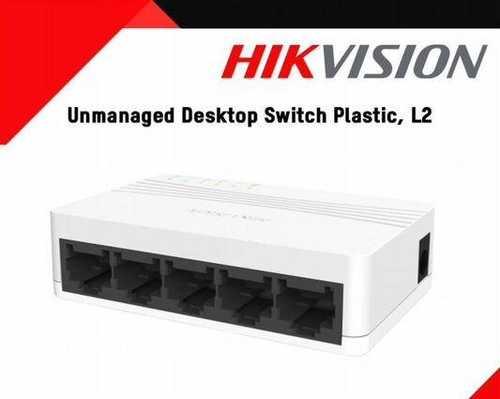 Миниатюрный коммутатор Hikvision DS-3E0105D-E