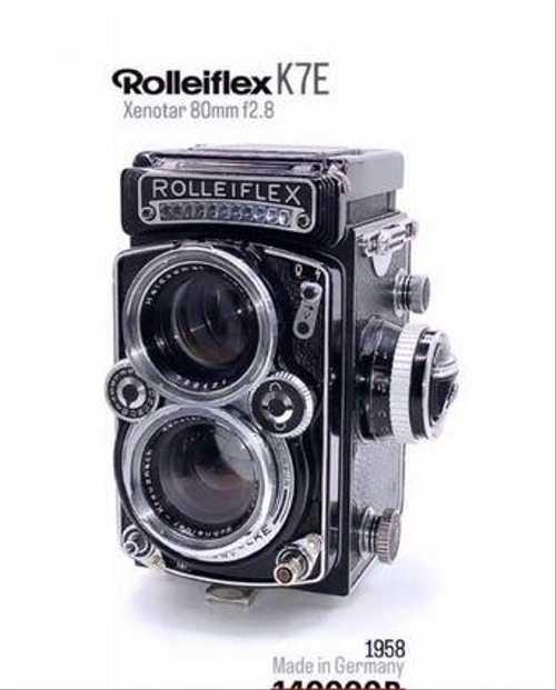 Фотоаппарат Rolleiflex K7E xenotar 2.8