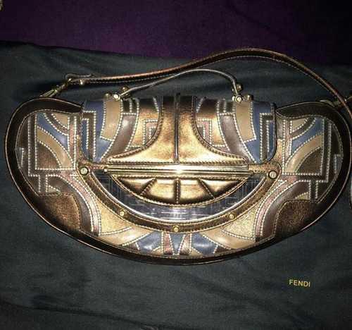 Fendi клатч винтаж оригинал